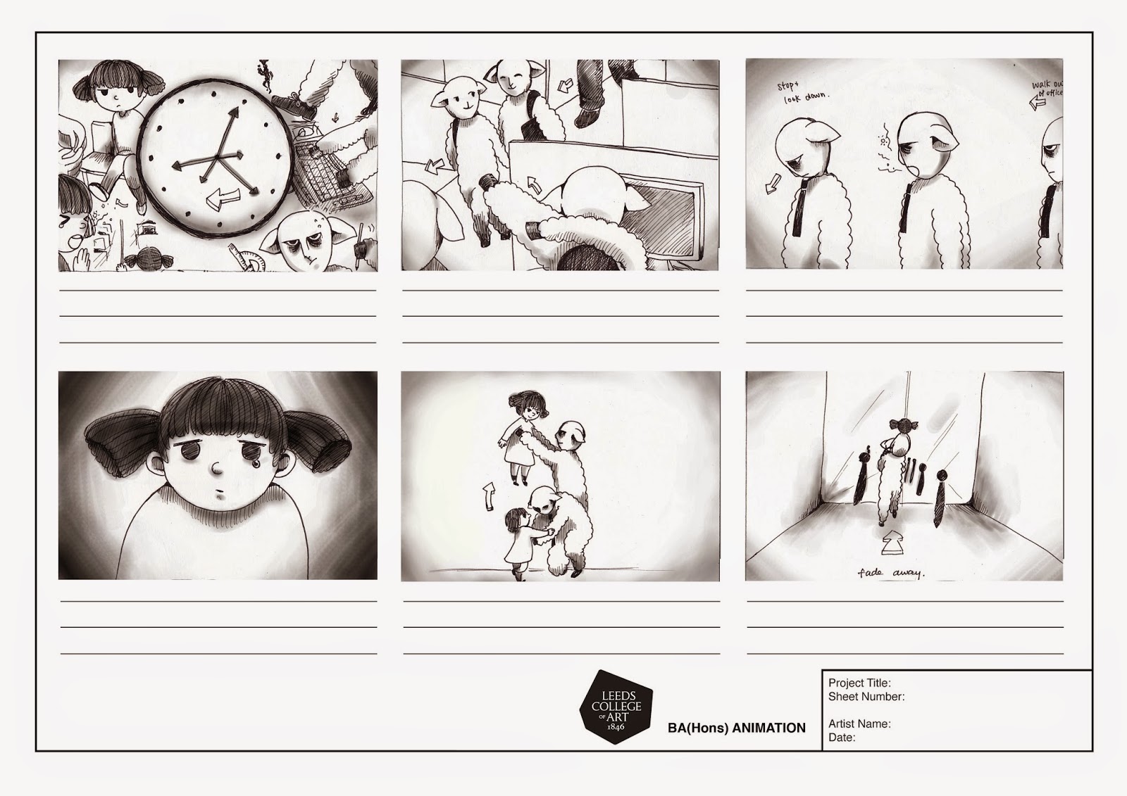 Studio Practice: Storyboarding Nursery Rhymes (3): Mary had a little ...