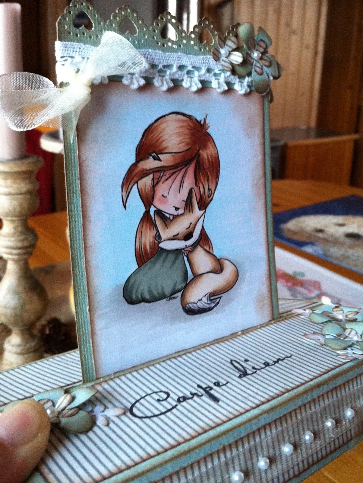 StampARTic: Tutorial- Free Standing Card