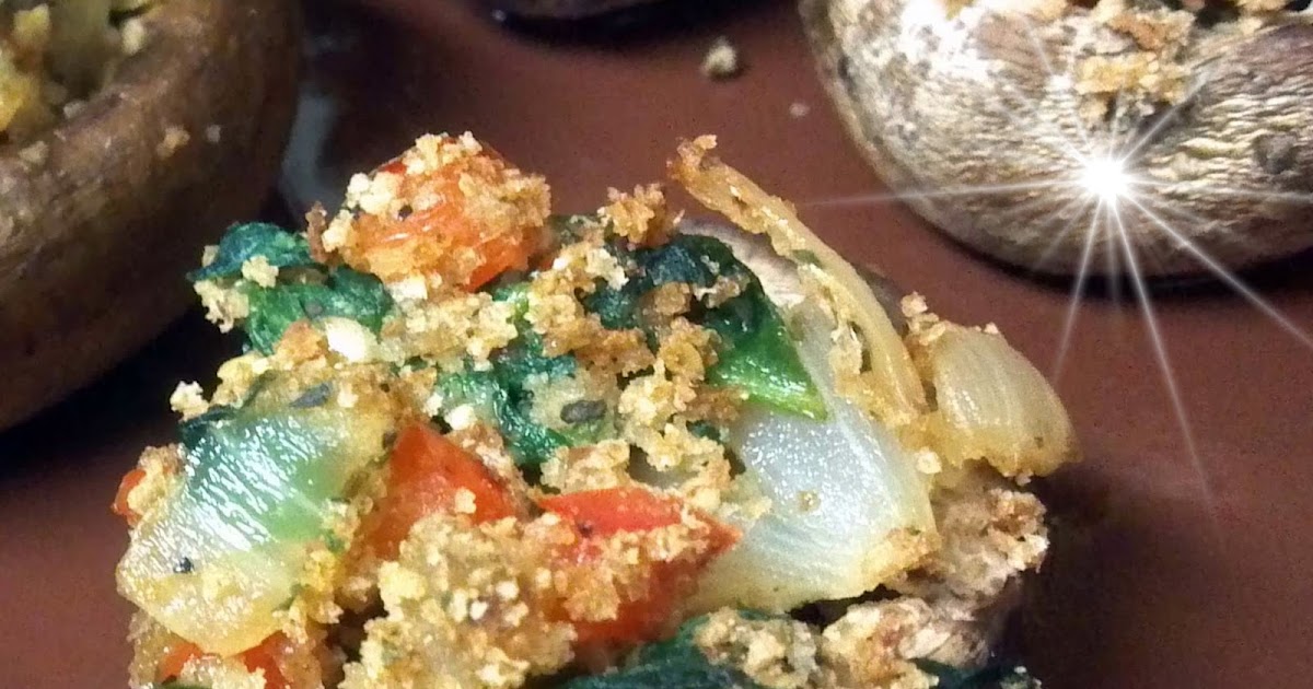 Reteta Regim Ciroza Hepatica: Ciuperci umplute cu legume si usturoi