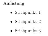 Latex Kurs: Latex Aufzählungen