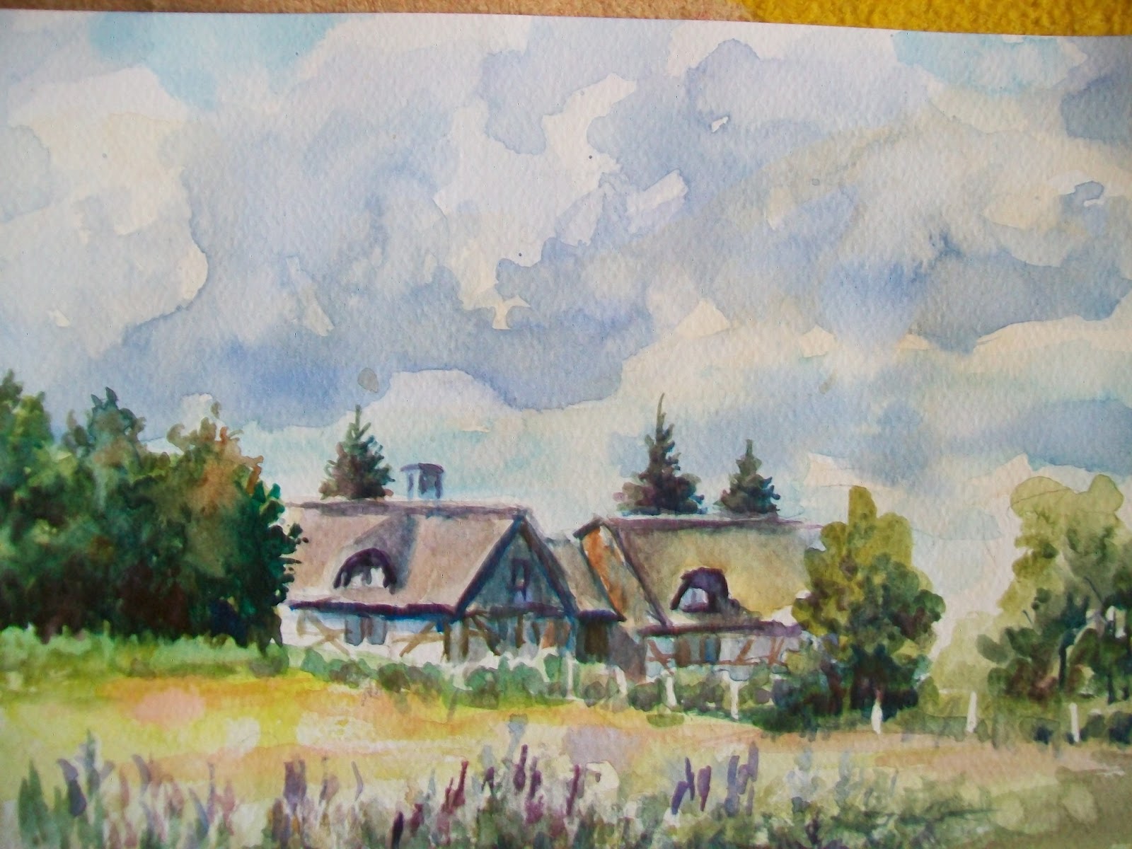 Akwarele krajobrazu: Akwarele-Galeria