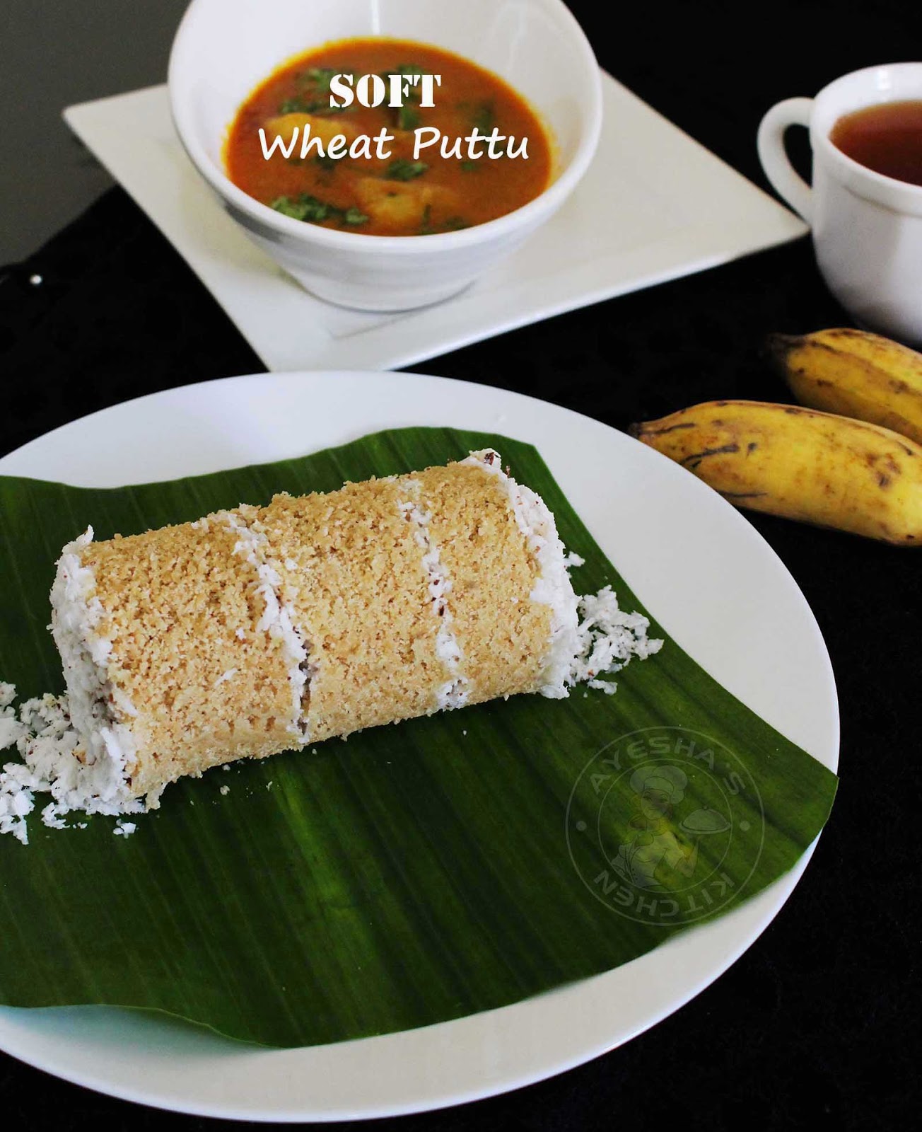 HOW TO MAKE PERFECT SOFT WHEAT PUTTU / STEAMED CAKE / GOTHAMBU PUTTU