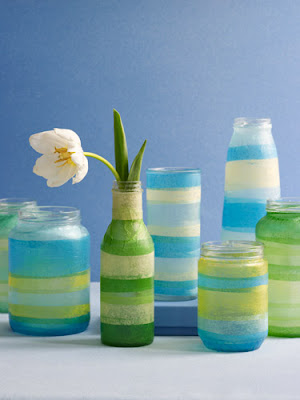 Tissue Paper Vases | Munchkins and Mayhem