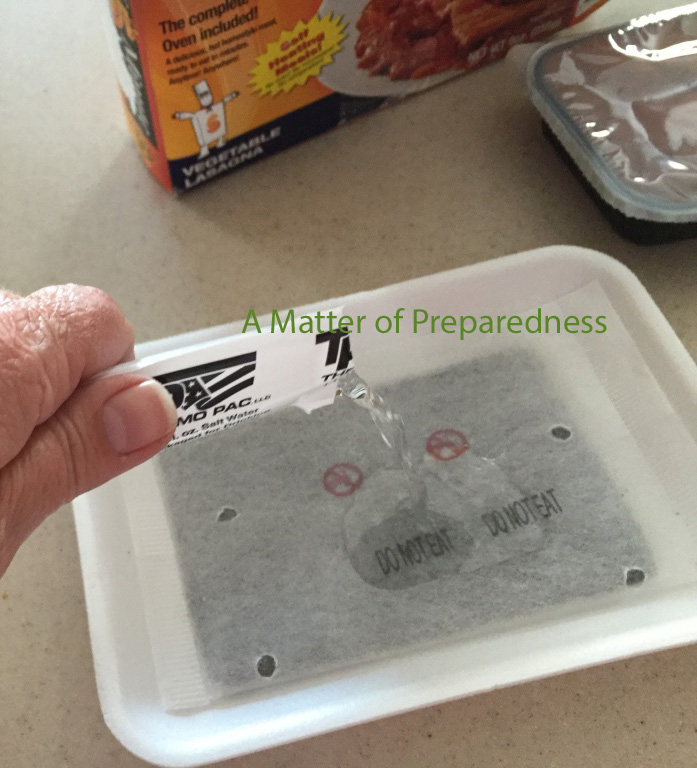 A matter of preparedness: It's a Matter of Shelf Stable Meals....What ...