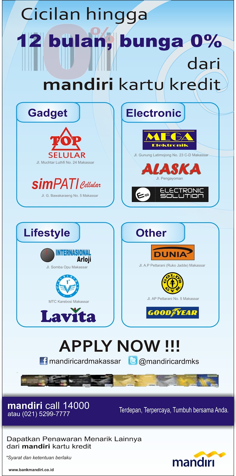 Jody's Zone: Design Brosur - Promo Mandiri - Created On Corel Draw X4