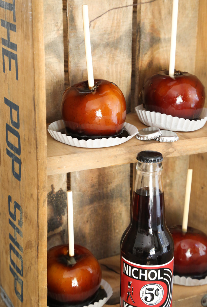 Cola Candy Apples | Sprinkle Bakes