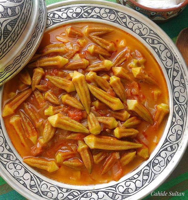 Zeytinyağlı Bamya - Lezzetli Sunumlar