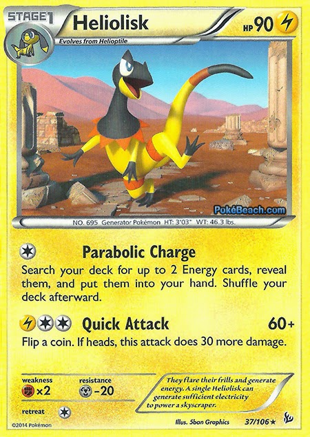 Heliolisk -- Flashfire Pokemon Card Review | PrimetimePokemon's Blog
