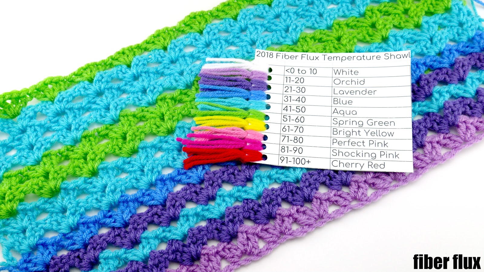 Fiber Flux: Spring Update! 2018 Fiber Flux Temperature Shawl CAL