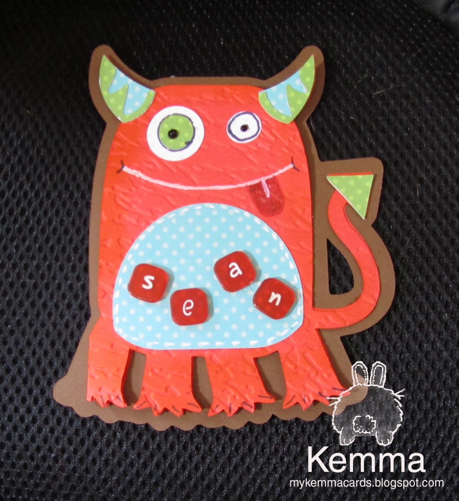 Kemma's Cards: Mini Monsters --Cooking with Cricut Cartridge Showcase