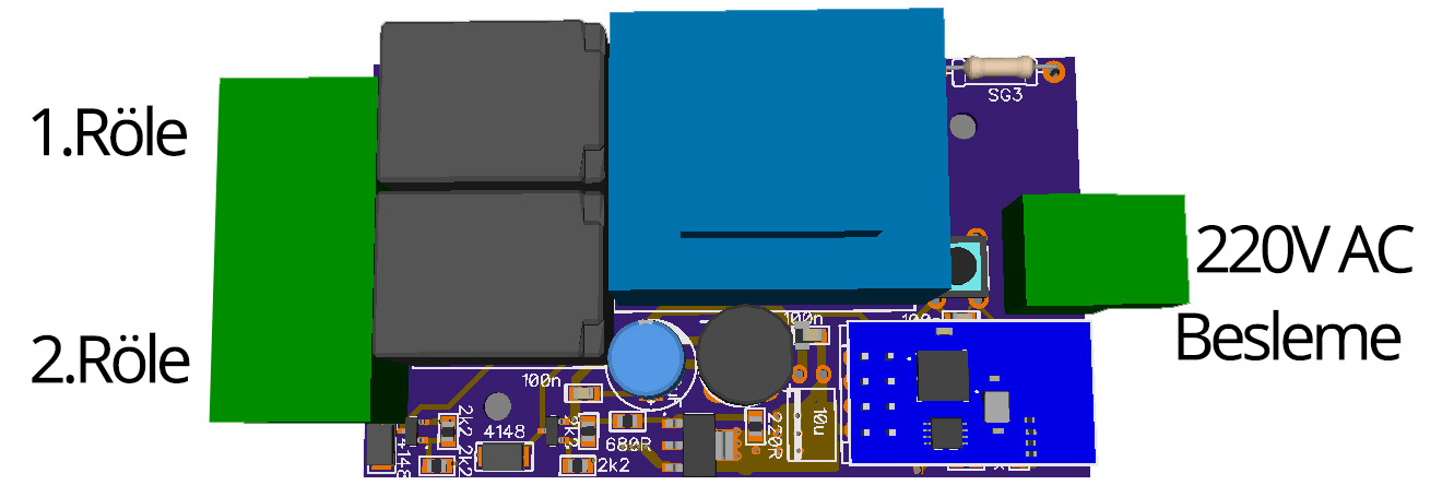 Kontrol Cepte Cep Telefonu Ve Esp8266 01 Ile 2 Röle Çıkış Kontrolu 2