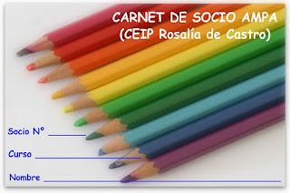 AMPA CEIP ROSALIA DE CASTRO: Recogida Carnets Socios AMPA