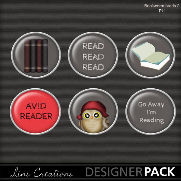 Scrapbooking and Crafting Digital Way: Bookworm collection