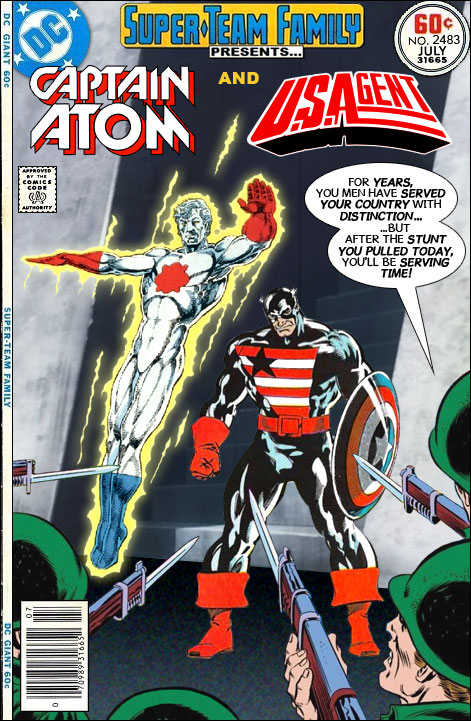 Super-Team Family: The Lost Issues!: Captain Atom and U.S.Agent