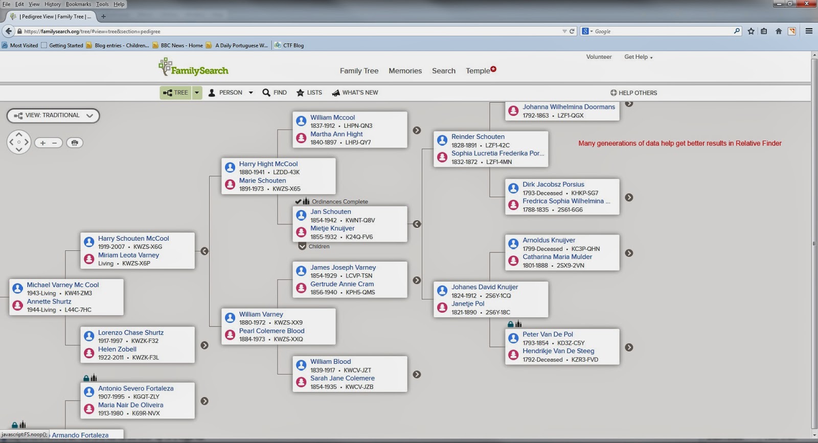 Wisdom of Ancestors - Tidbits of Wisdom: Using Relative Finder - A How ...