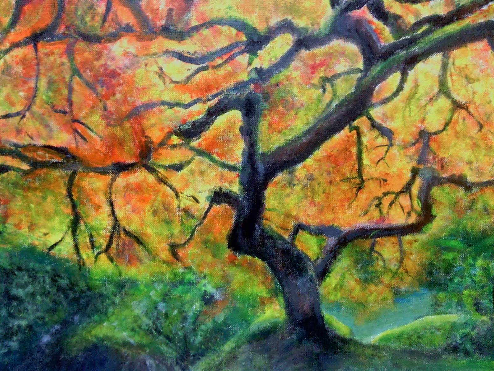 Resonance: Japanese Maple Painting