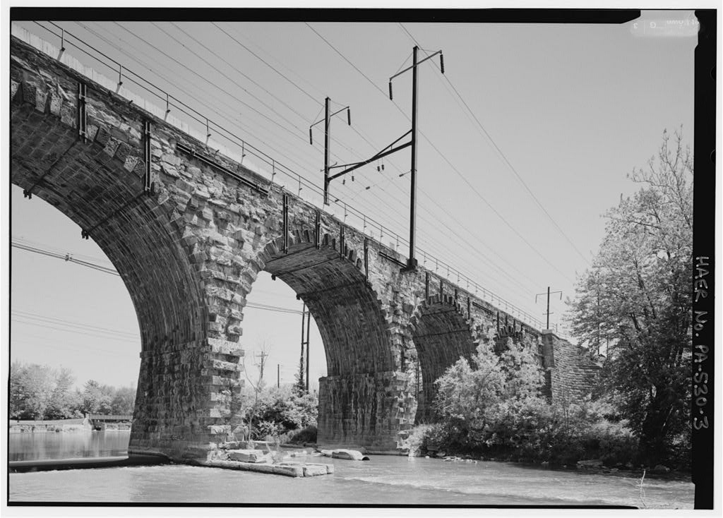 Industrial History: Amtrak/PRR 1888 Bridge over Conestoga Creek in ...