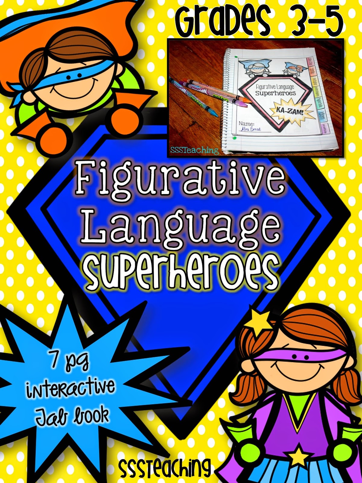 Figurative Language Superheroes - SSSTeaching