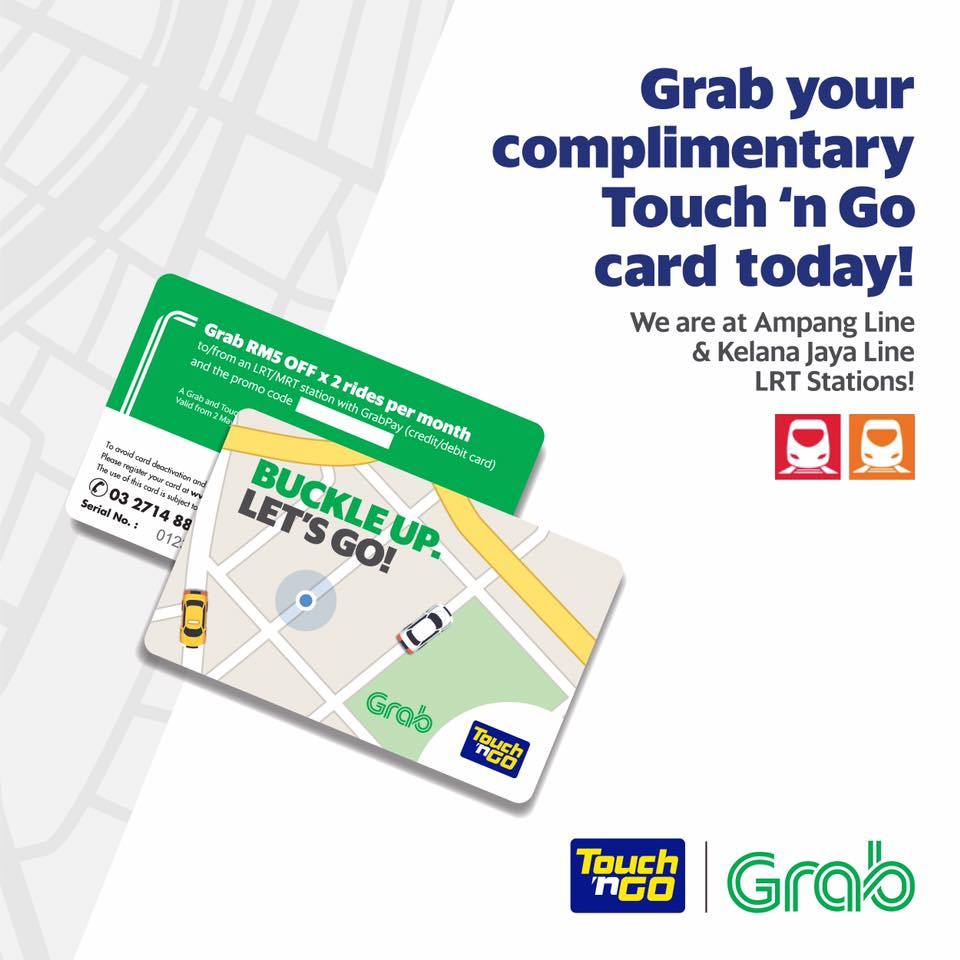 Free Samples and Good Deals: FREE GRAB Touch’n Go Card