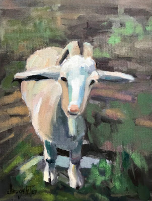 Deanna's Paintings: Farm Animal, Goat, Fine Art Oil Painting ...