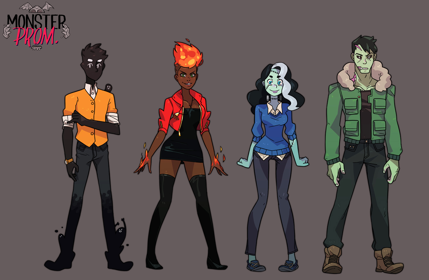 Arthur Illustrations: Monster Prom: Character Design