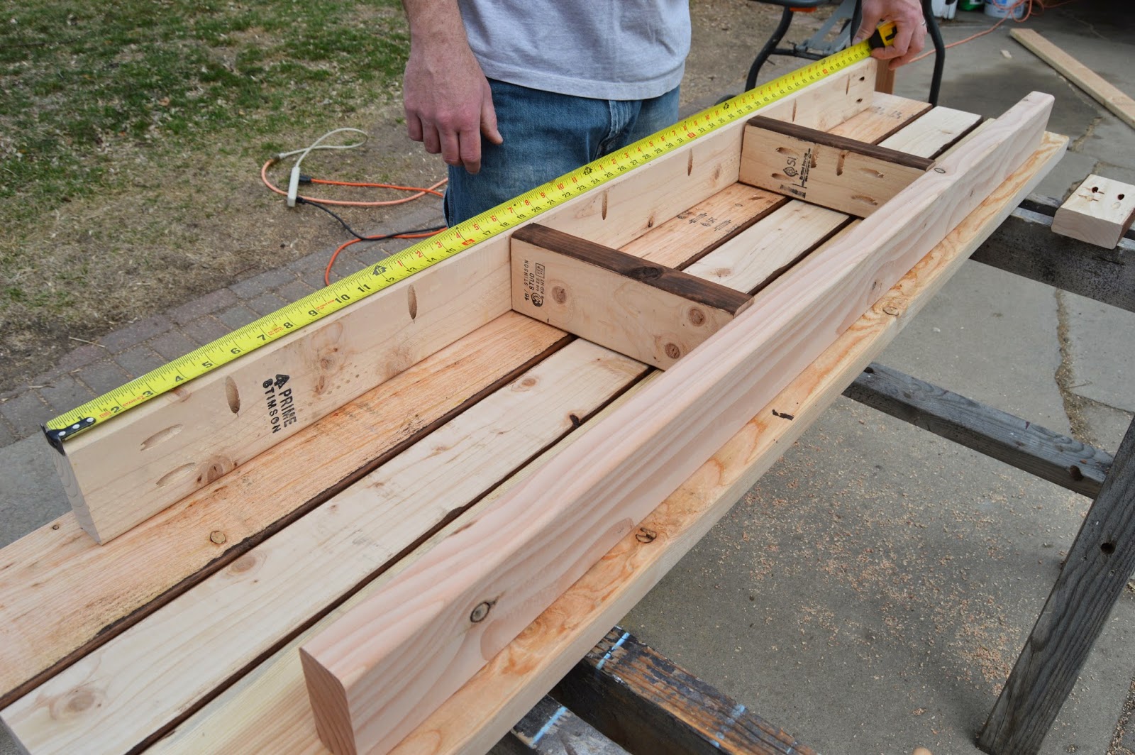 KRUSE'S WORKSHOP: Simple Indoor/Outdoor Rustic Bench Plan