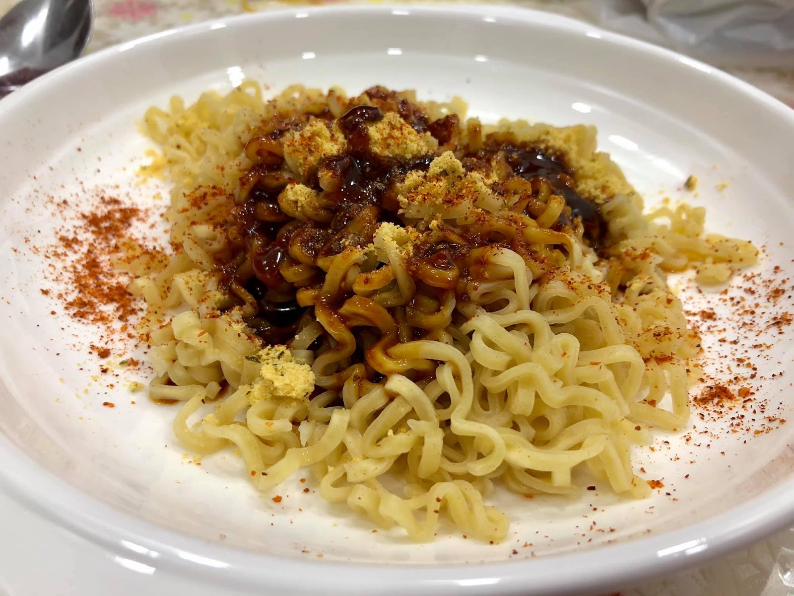 INDOMIE MEE KERITING GORENG RASA TELUR ASIN, BOLEH TAHAN SEDAP