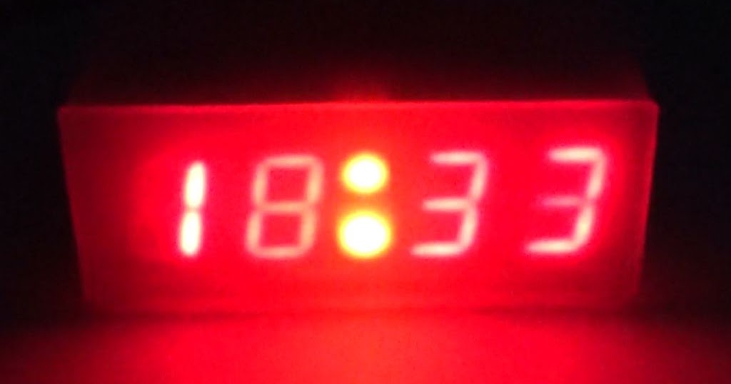 Arduino Based 7 Segment Display Clock ~ Arduino Tutorial