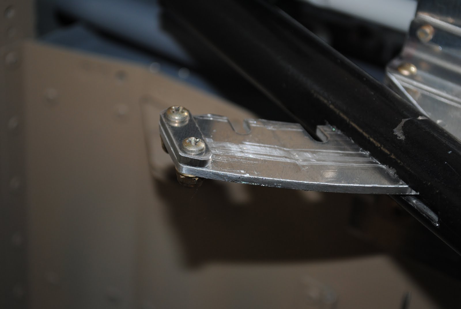 RV-12 Builder in Sandy, UT: Flap Detent Bracket and Assembly