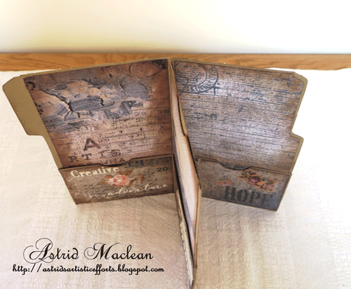 A Vintage Journey: Fun with File Folders