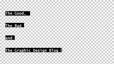 Designer's Diary: The Good, The Bad and The Graphic Design Blog - Jayce ...