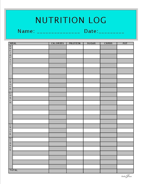 "Best Way to Lose Weight": NUTRITION LOG...Use this to track your daily ...
