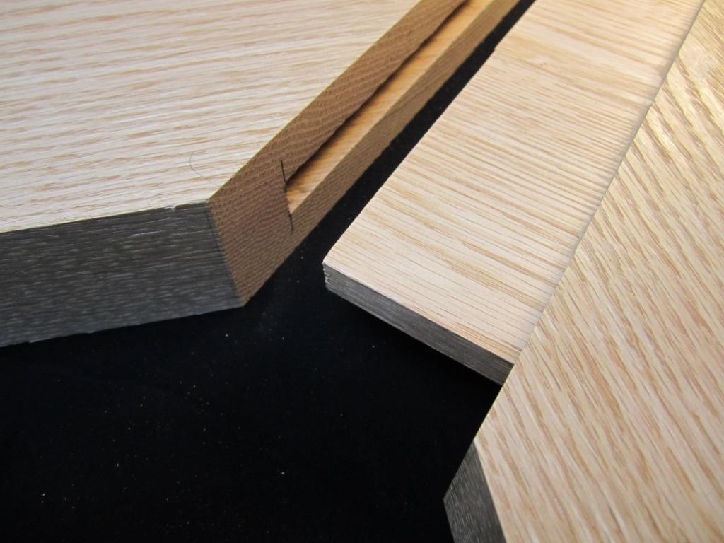 Built-in Oak Bench