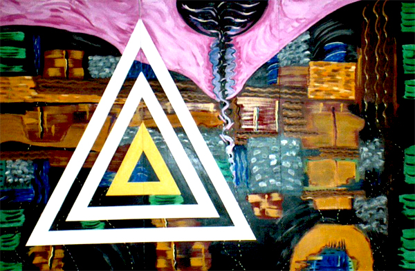 My Art Notes: Triangle Paintings