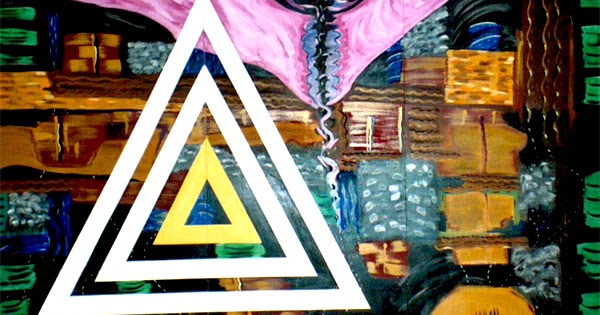 My Art Notes: Triangle Paintings