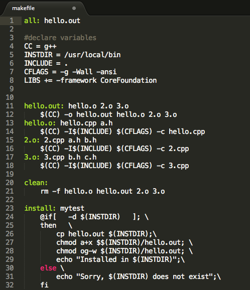 簡單學 makefile：makefile 介紹與範例程式 | Mr. Opengate