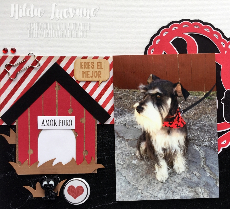 Latina Crafter - Sellos en Español: Layout Amor Perruno