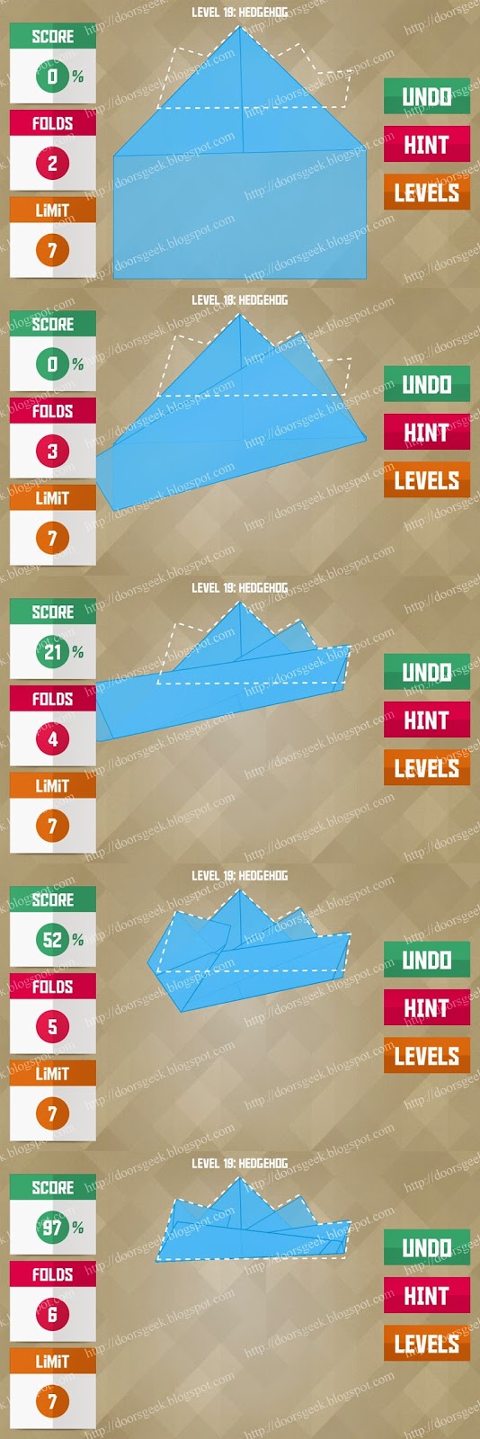 Paperama [Yama] Level 19 - Hedgehog ~ Doors Geek