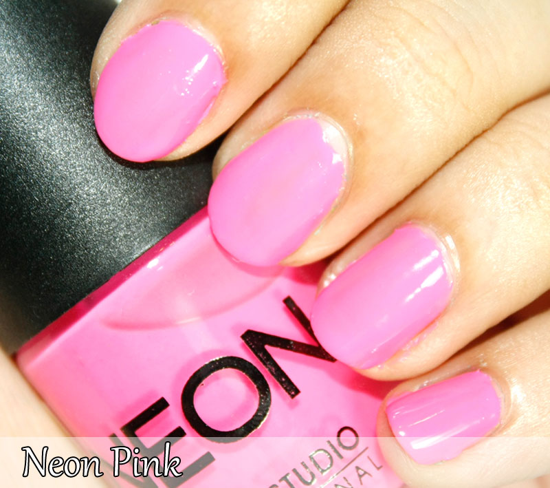 Neon Nail Polish Collection-- Swatches ~ Color Studio Professional