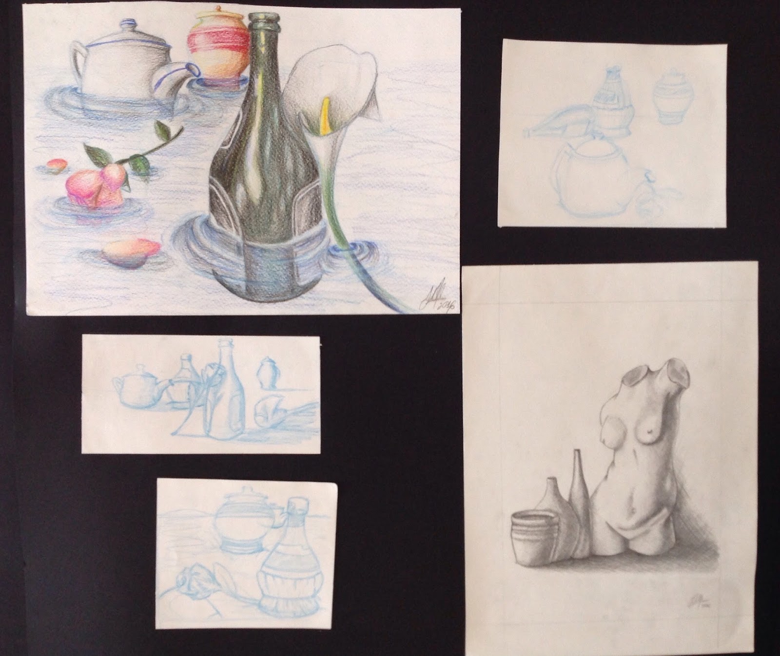 DIBUJO ARTÍSTICO II EN HELIÓPOLIS: EJERCICIO 10º: ESTUDIO DE LA ...