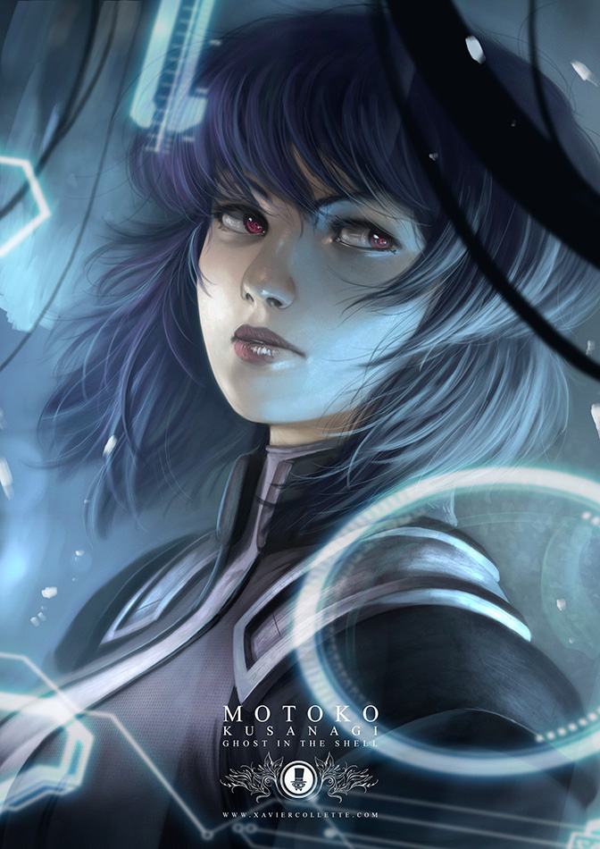 Geek Art Gallery: Fan Art Round-Up: Ghost in the Shell Pt 2