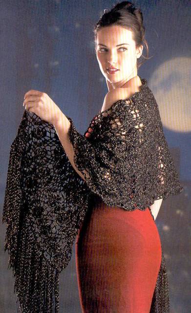 free knitting pattern: new rectangular knitting shawl patterns