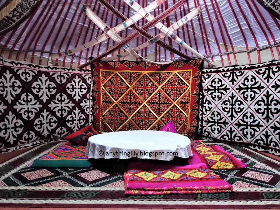 anythinglily: Almaty: Dining In A Traditional Kazakh Yurt
