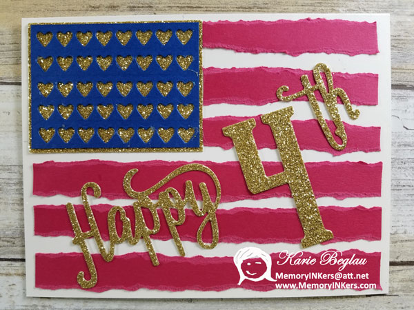 MemoryINKers: Patriotic - Paper Crafting Blog Hop