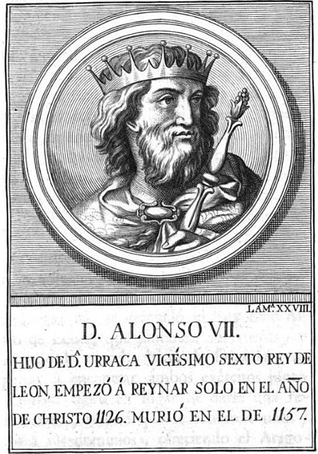 Alfonso VII, rey de León desde 1126 a 1157