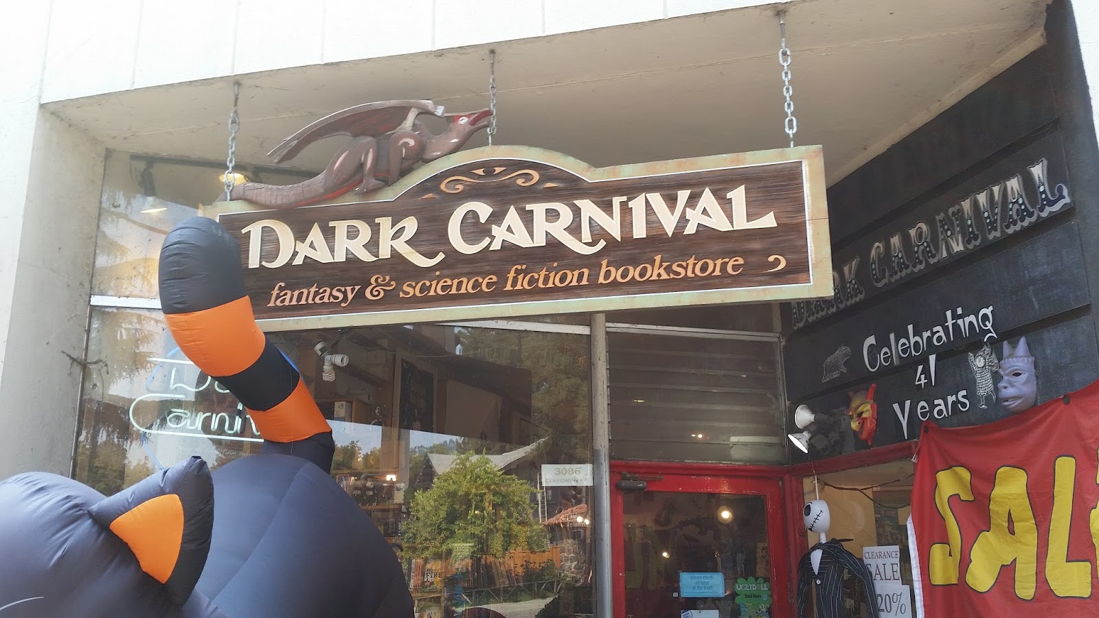Wandering Through the Dark Carnival Sci fi/Fantasy Bookstore