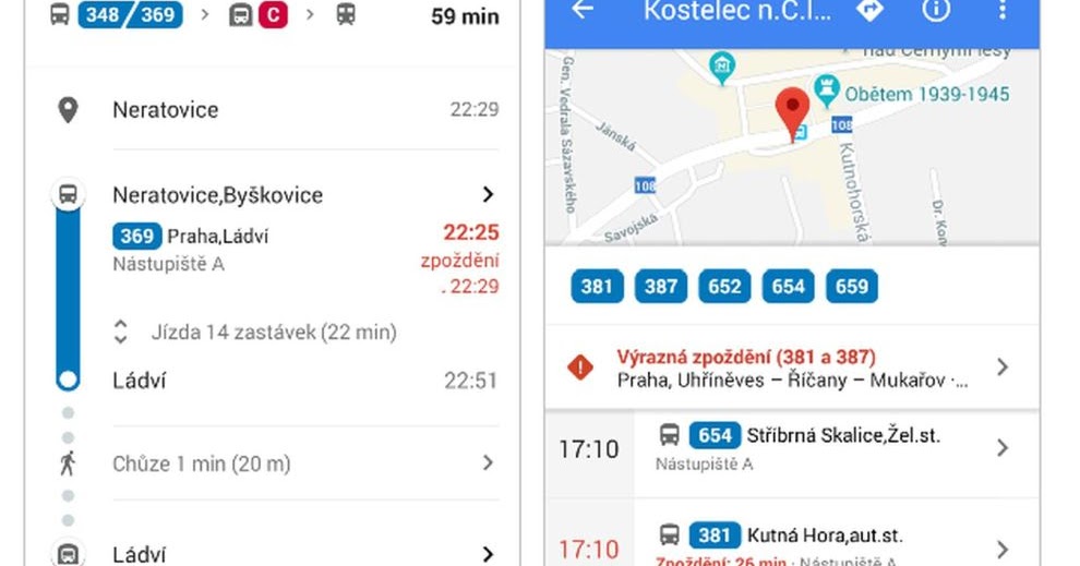 dopravacz : Zpoždění vlaku i cenu jízdenky přímo v mapě. Ropid ...