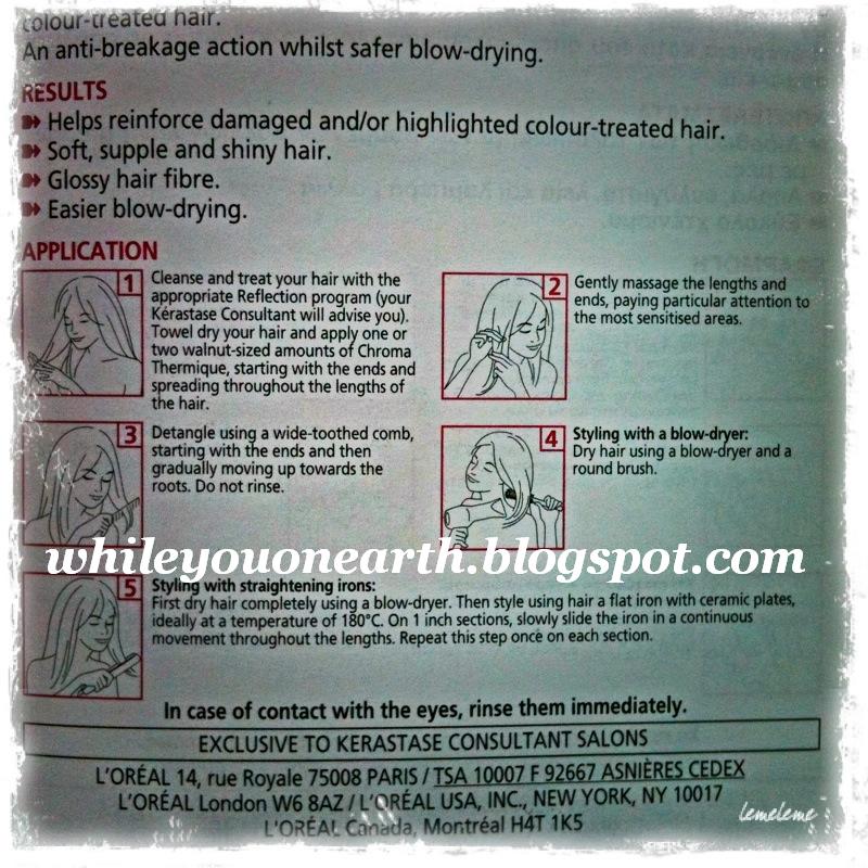 While you on earth..: Chroma Thermique Thermo-Shine Thermo-Radiance ...