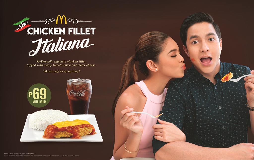 New Chicken Fillet Italiana - McDonald’s Launches AlDub’s New Favorite ...