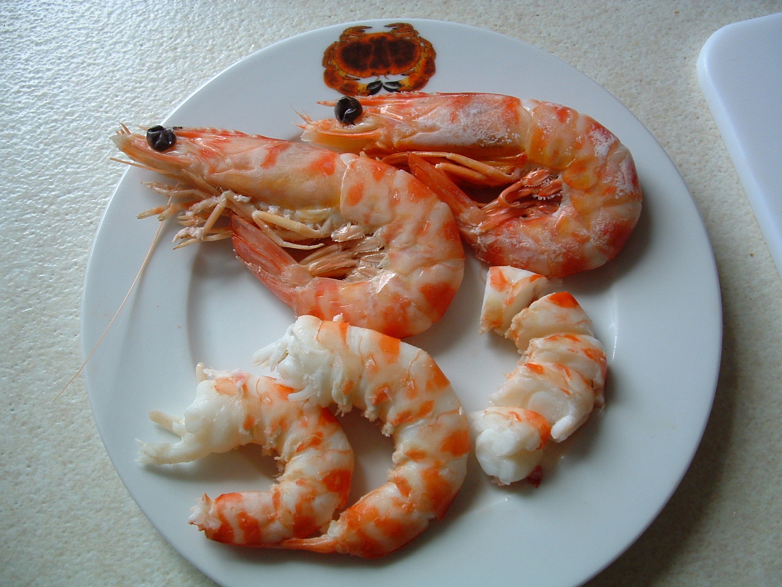 A London Fishmonger: Wild Mediterranean Prawns - Rosso, Rosa & Mazzancolle